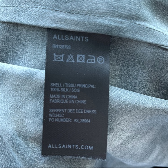 All Saints | Dresses | All Saints Silk Dee Dee Dress 6 | Poshmark
